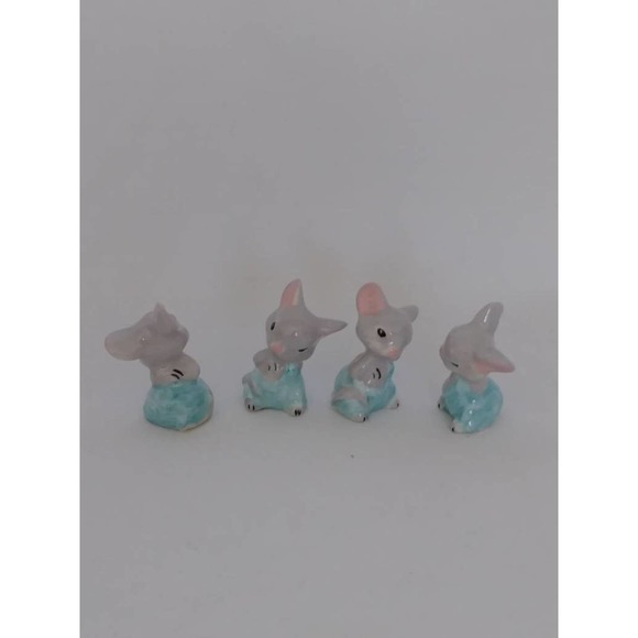ed | Accents | Vintage Mini Country Mice Set Of 4 Each Adorable Mouse ...